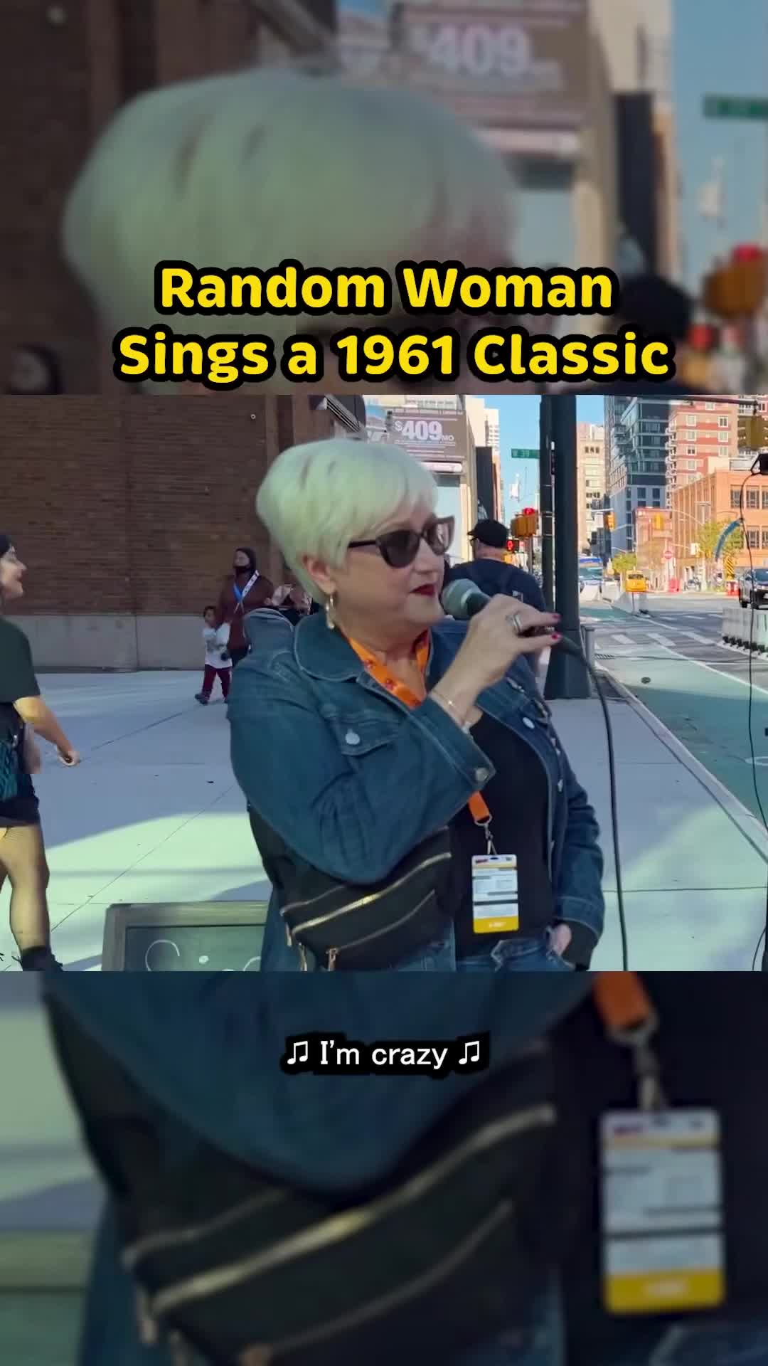 Random woman sings a 1961 classic