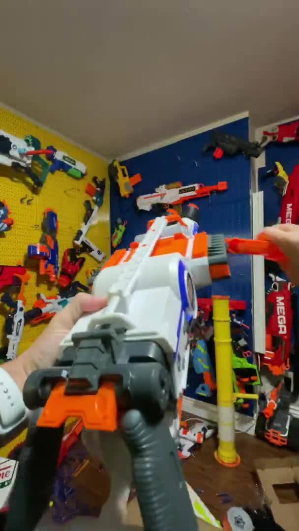 Hardest Nerf gun reload pt. 3 #shorts