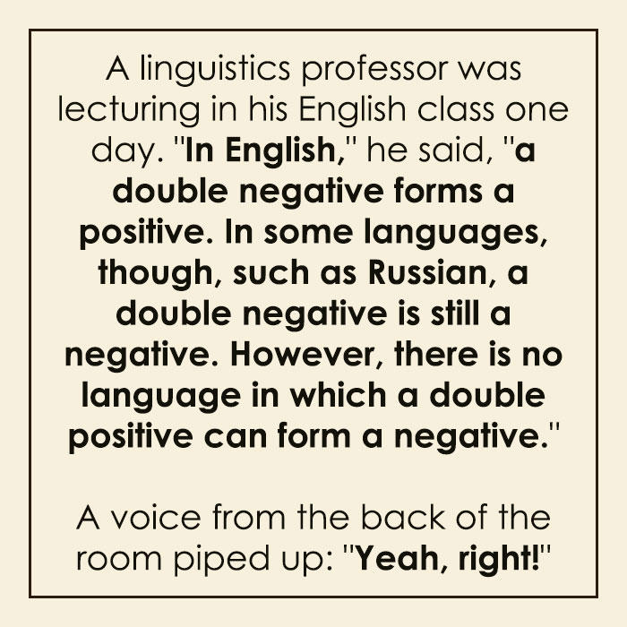 19 of the funniest language jokes and puns