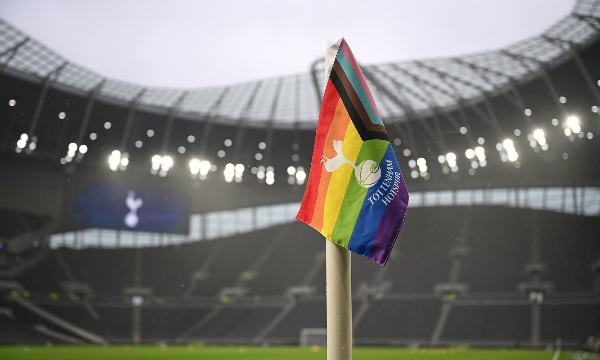 Tottenham LGBTQ+ flag relocated on 'security grounds' after Czech ...