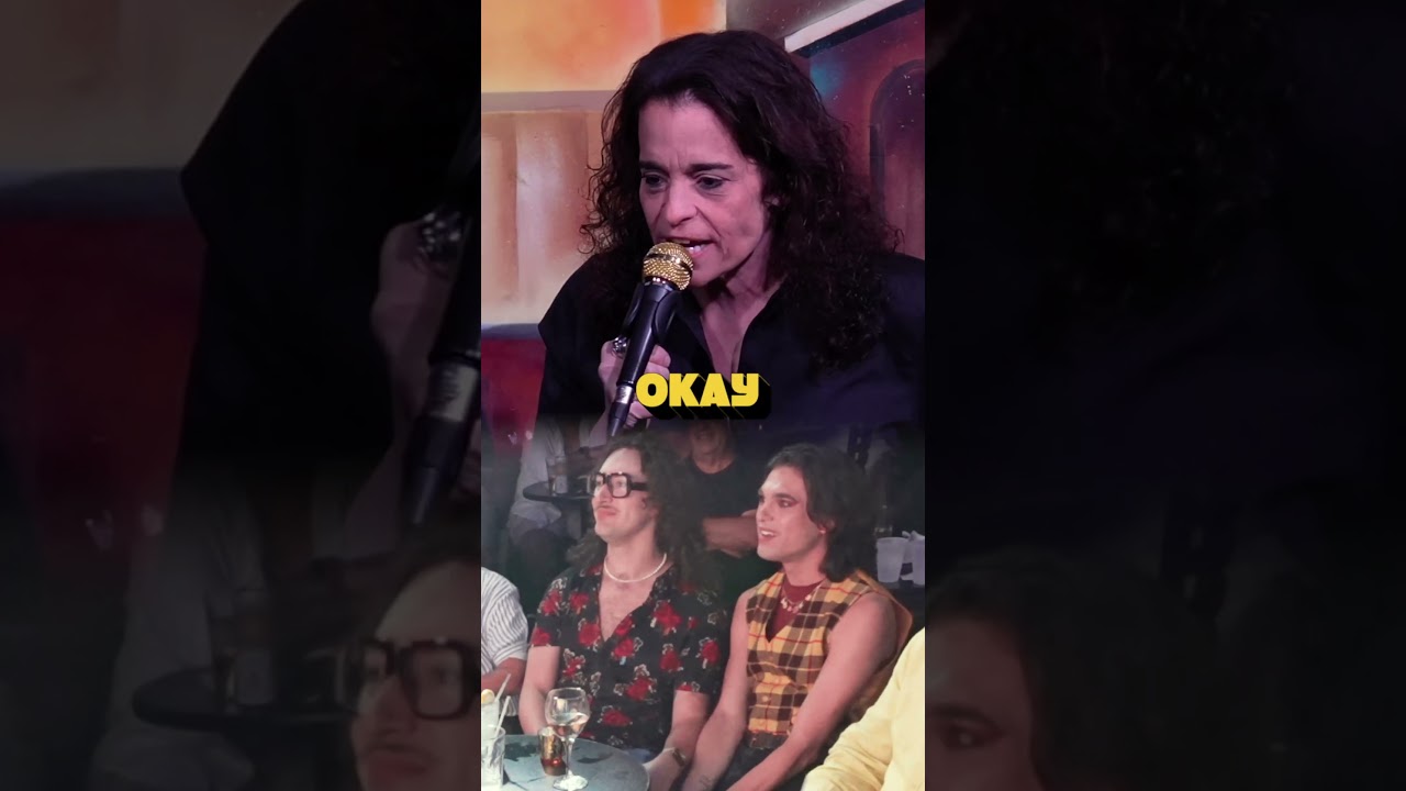 Watch a stand-up comedian roast a couple about their drag show