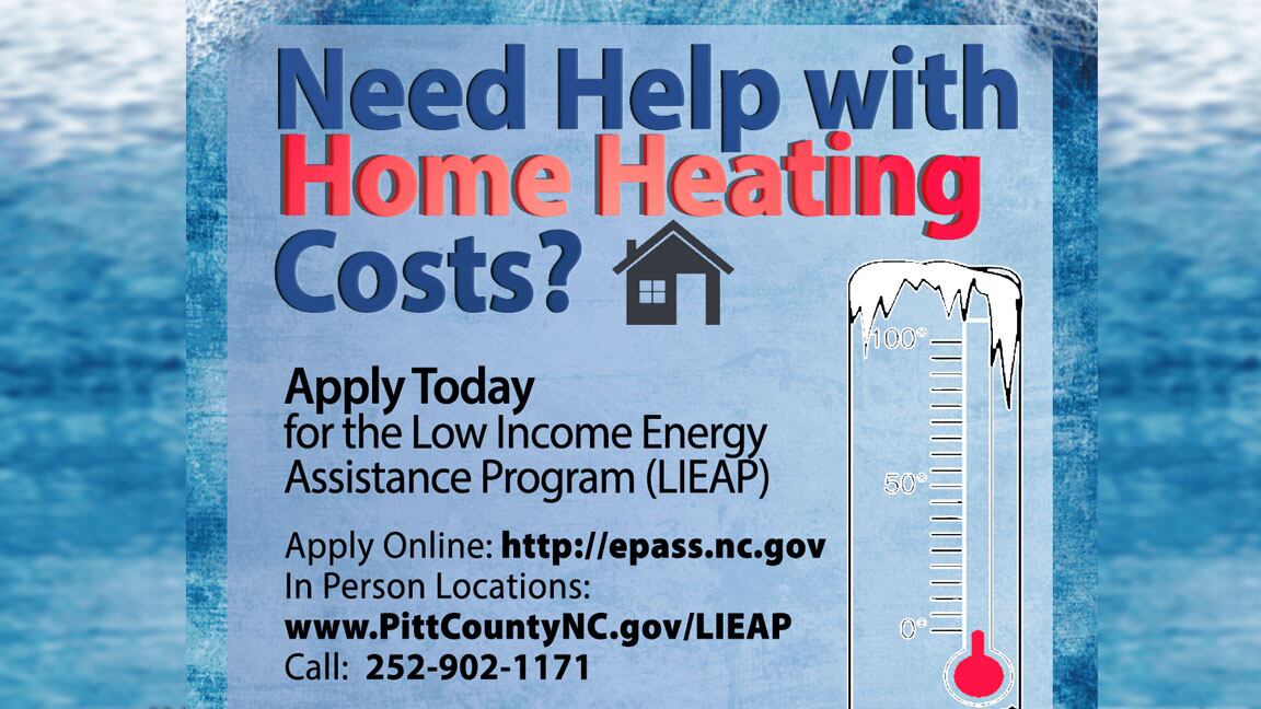 Applications open tomorrow for Pitt County heating assistance program