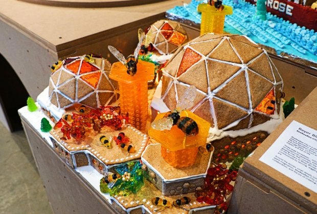 The gingerbread city returns to the Seaport with playful, candy-coated fun
