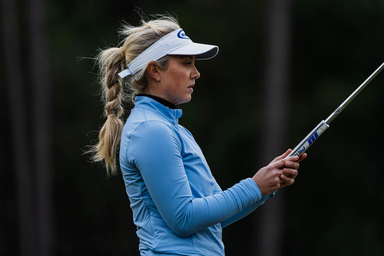 How this Indiana rookie became the LPGA's only left-handed player