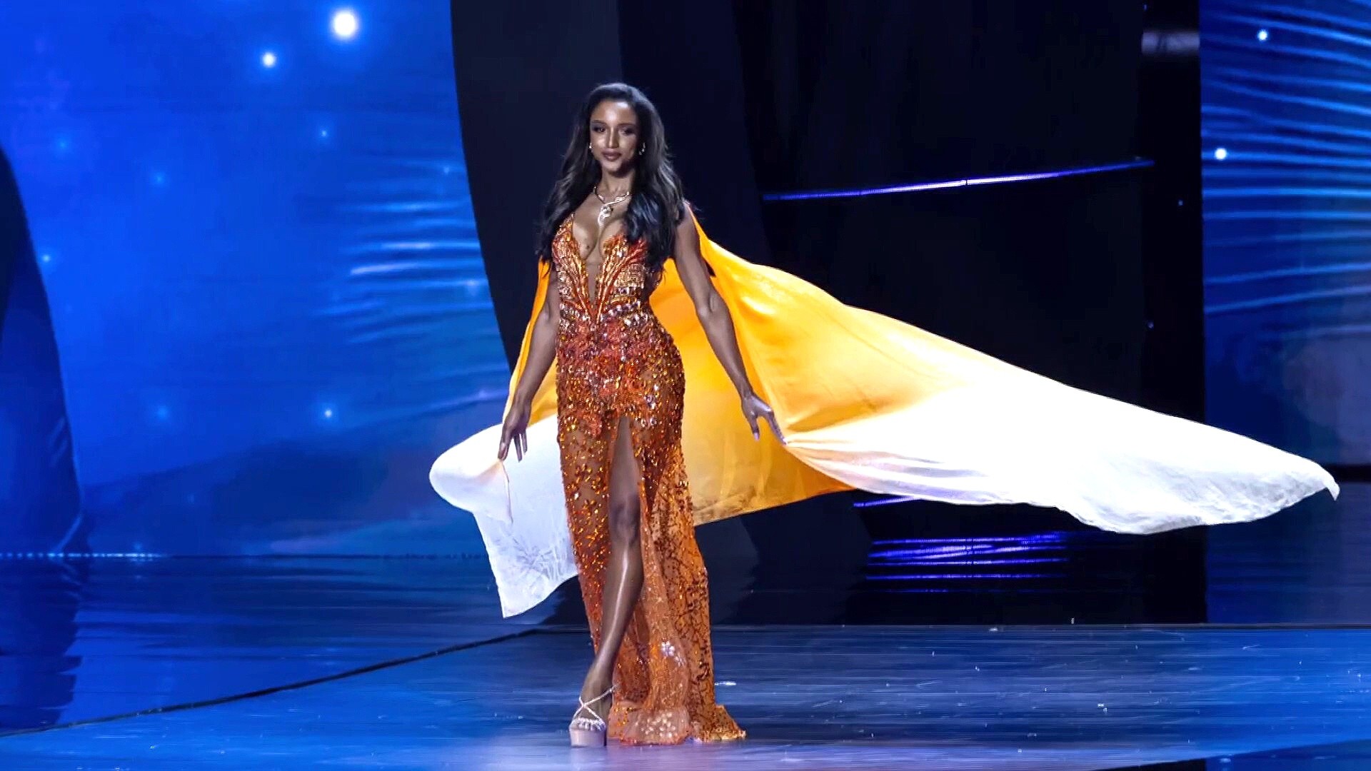 Miss Jamaica remains in critical condition after fall from stage