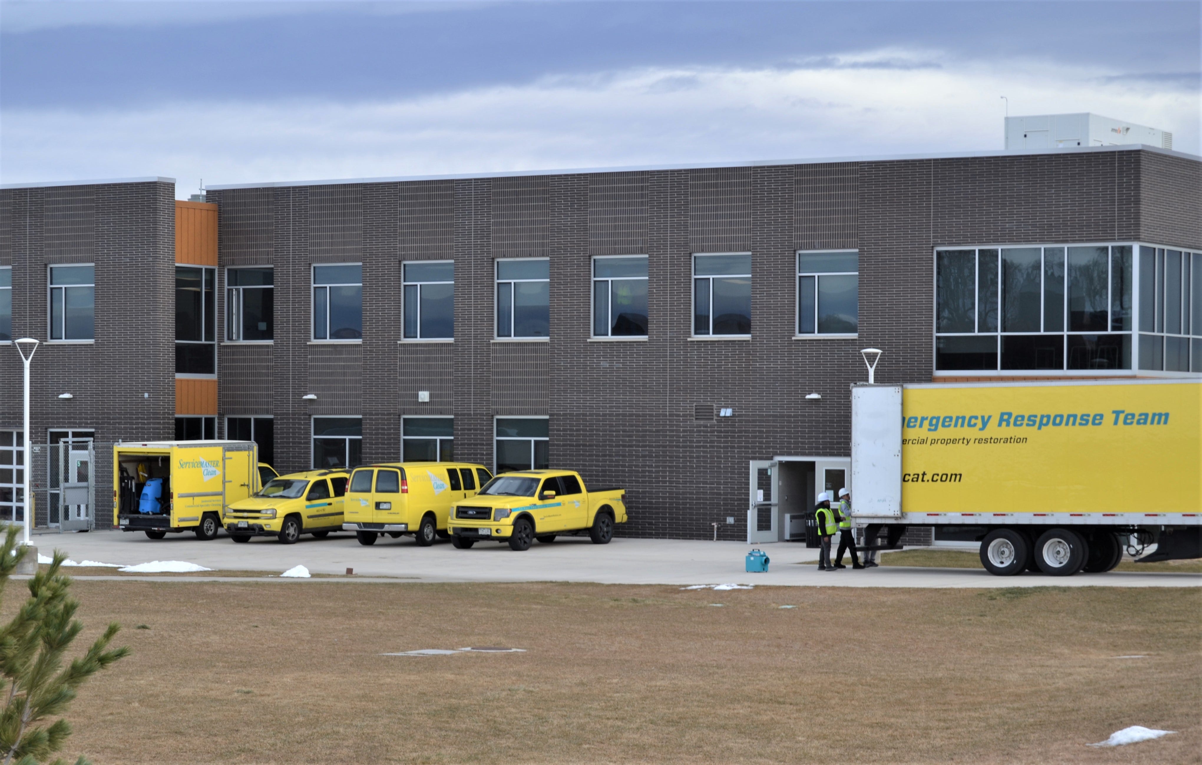 Cleanup work from fire keeps Wellington Middle-High School closed