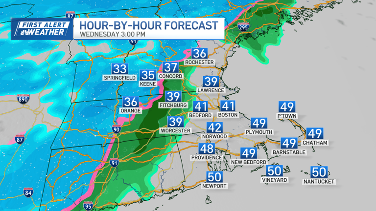 Parts of NH, western Mass. could see snow Wednesday. Larger storm this ...