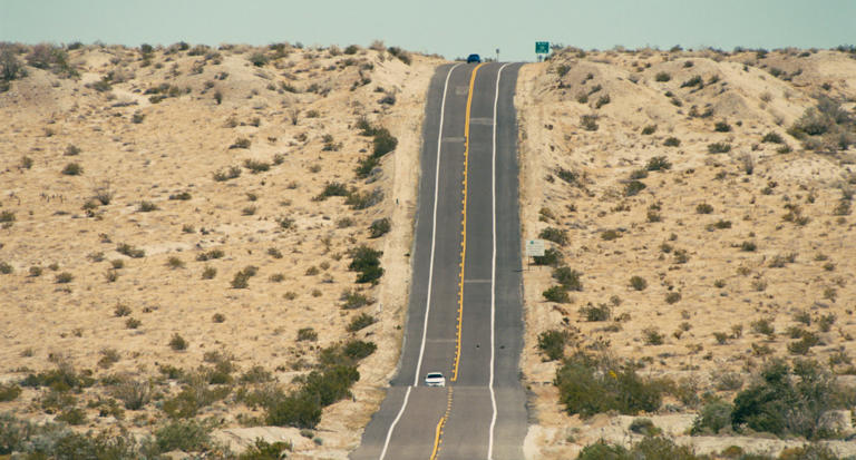 How a surreal California road inspired the car-chase scene in 'One ...