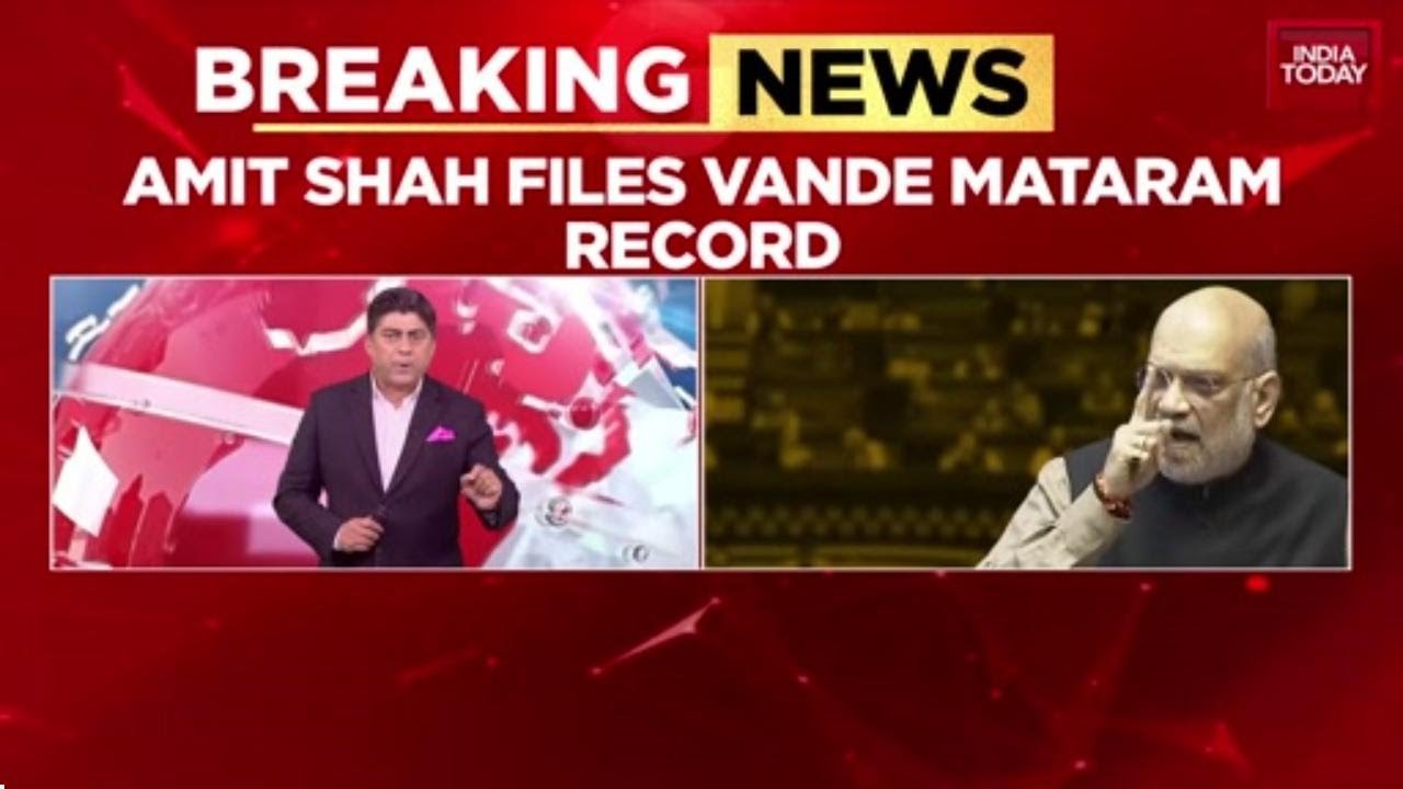 Amit Shah lists 9 incidents of disrespect towards Vande Mataram in ...