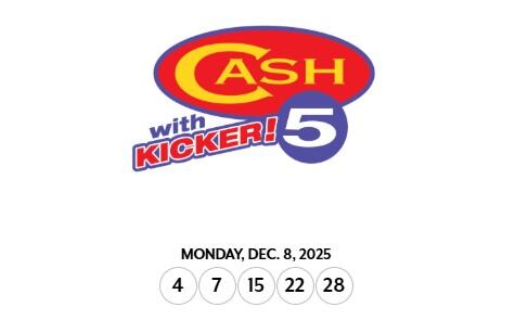 Someone is holding a $100,000 winning Cash 5 ticket