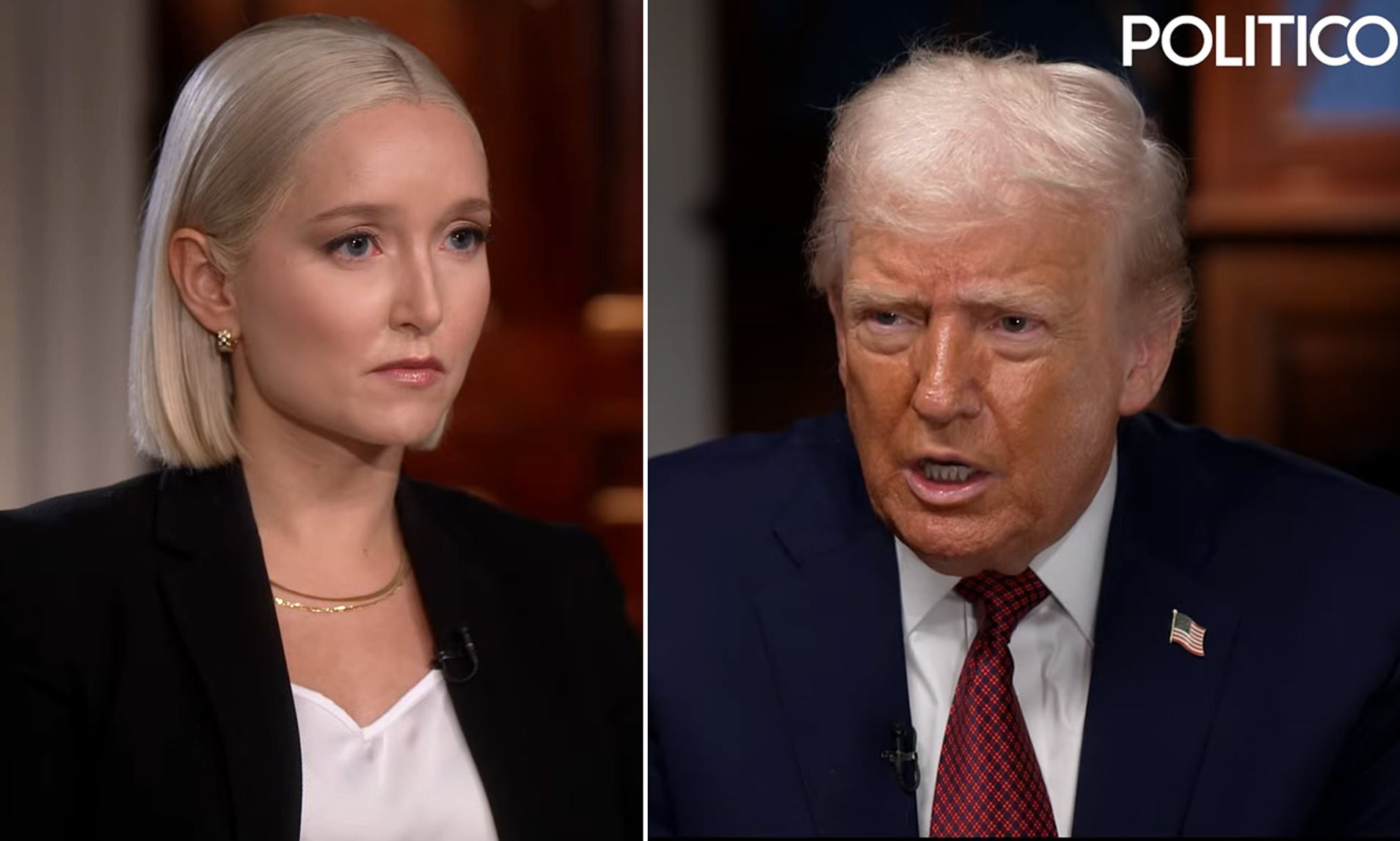 Trump snaps at reporter as she grills President on affordability: 'Don ...