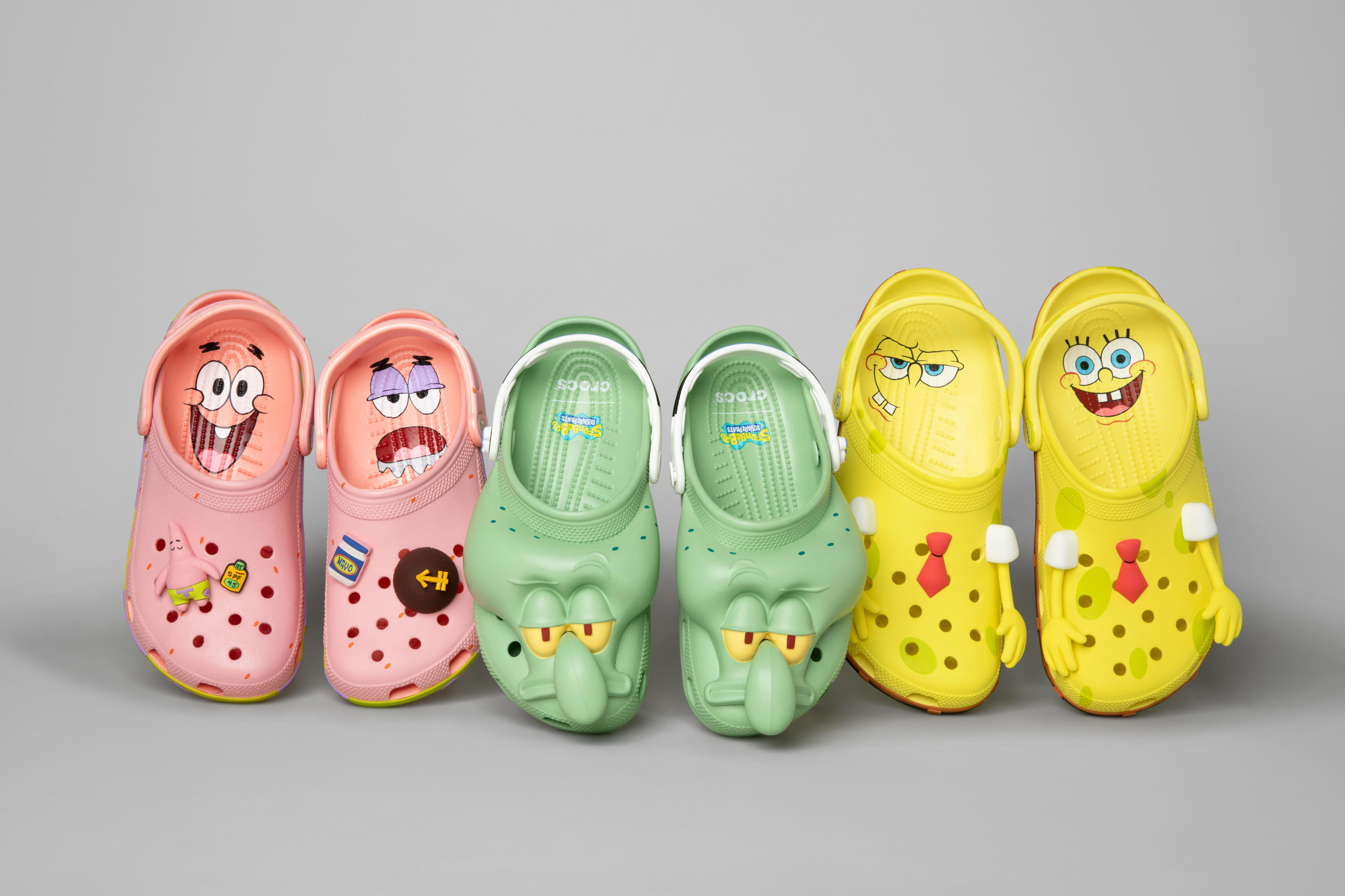 You can wear SpongeBob, Squidward, Patrick with new Crocs collab