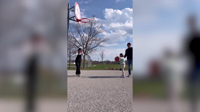 Girl with Down syndrome achieves her basketball dream shot