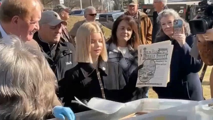 Morgan County unearths millennium time capsule, revisiting a quarter ...