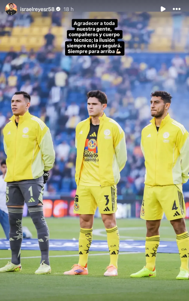 Israel Reyes manda mensaje tras la eliminación del América