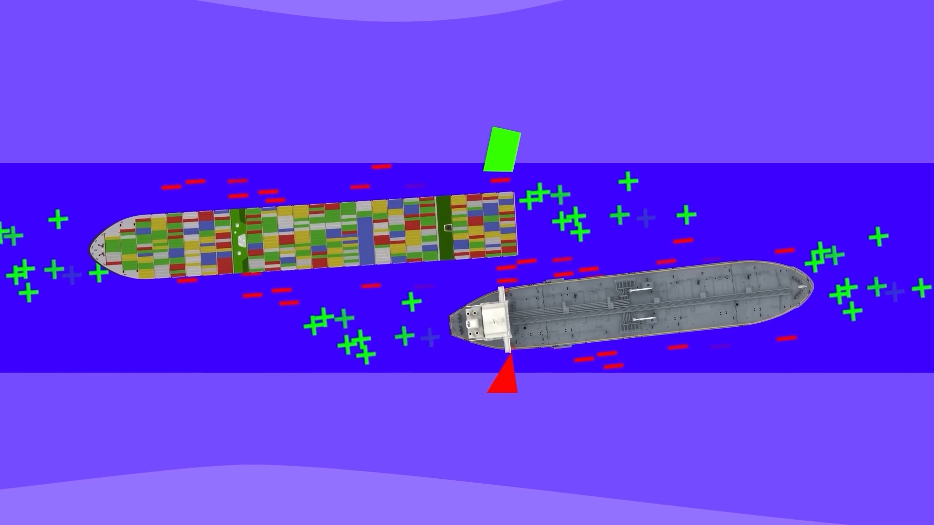 Why massive cargo ships 'play chicken' in narrow channels