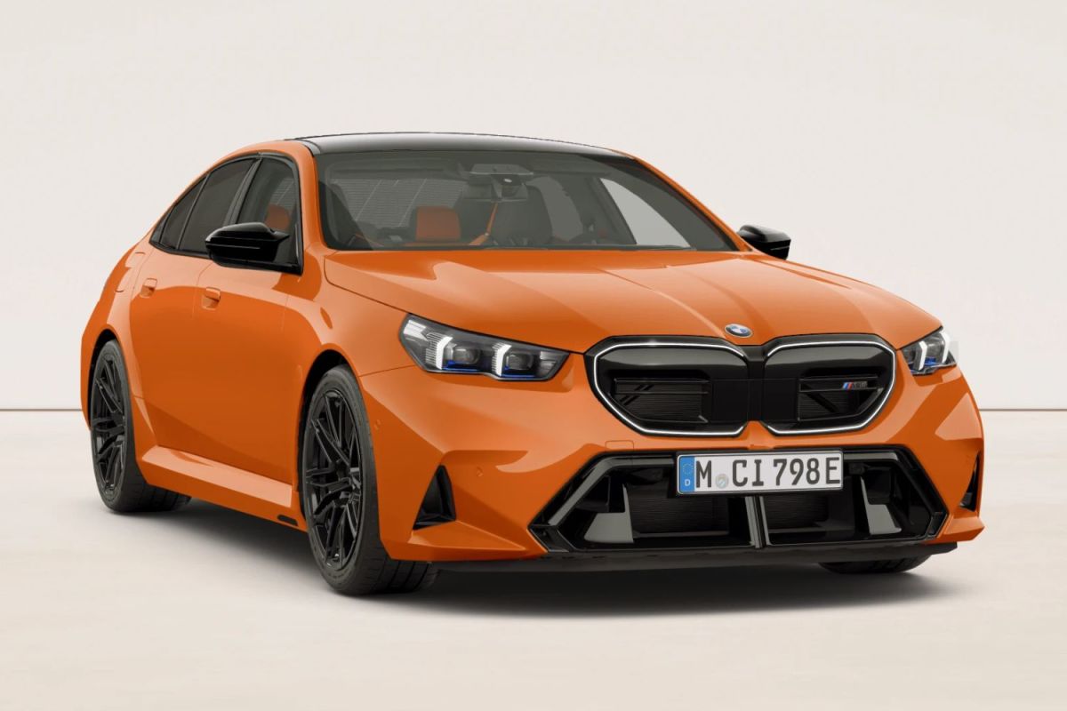 BMW brings back fire orange with an ultra-rare M5 you can only buy in Korea