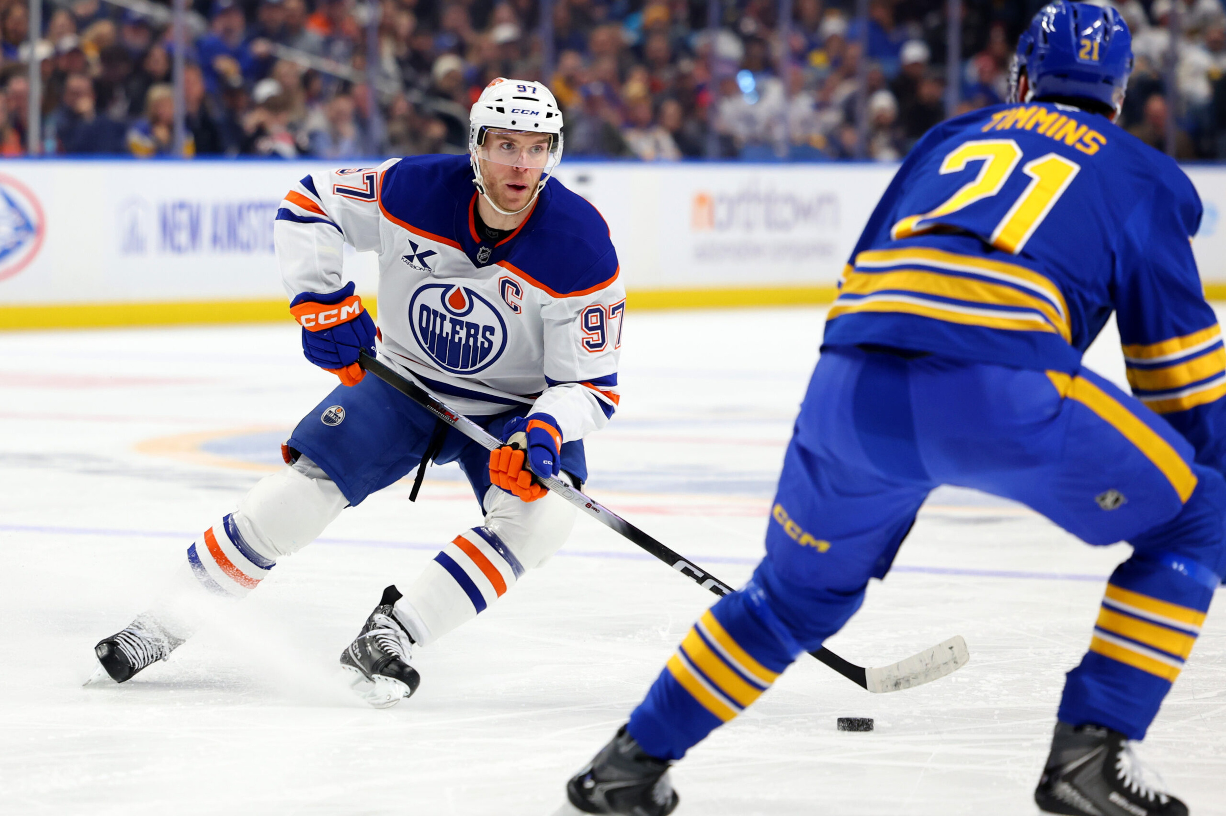 Scenes from morning skate: Oilers get second shot at Sabres