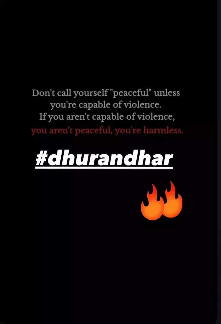 Smriti Irani hails Ranveer Singh's 'Dhurandhar', saying, 'If you aren’t ...
