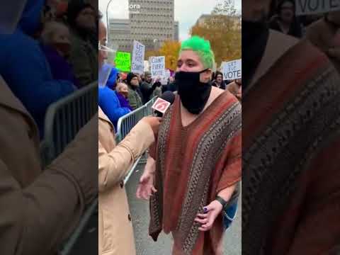 🚨 Compilation: Green-haired protesters unleashed