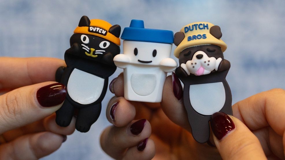 New mini collectible figurines at Dutch Bros