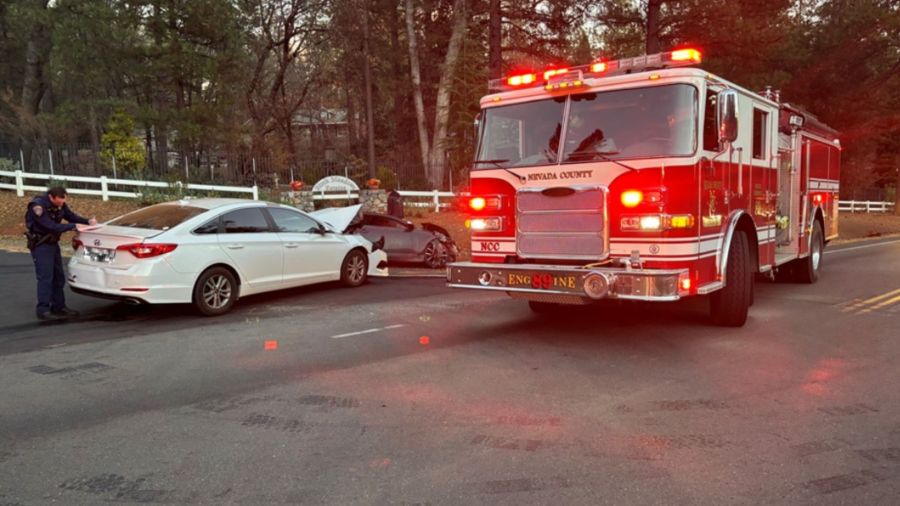 Five hospitalized after multi-vehicle accident in Grass Valley