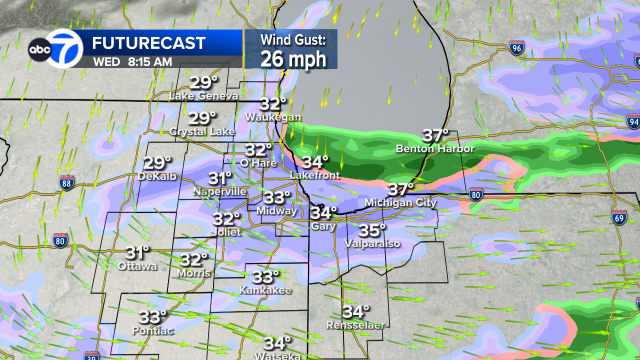 Chicago weather forecast Wednesday includes gusty winds, possible ...
