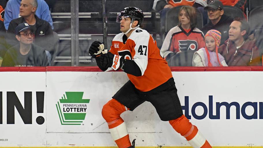 Flyers defenseman making debut following team's injury issues