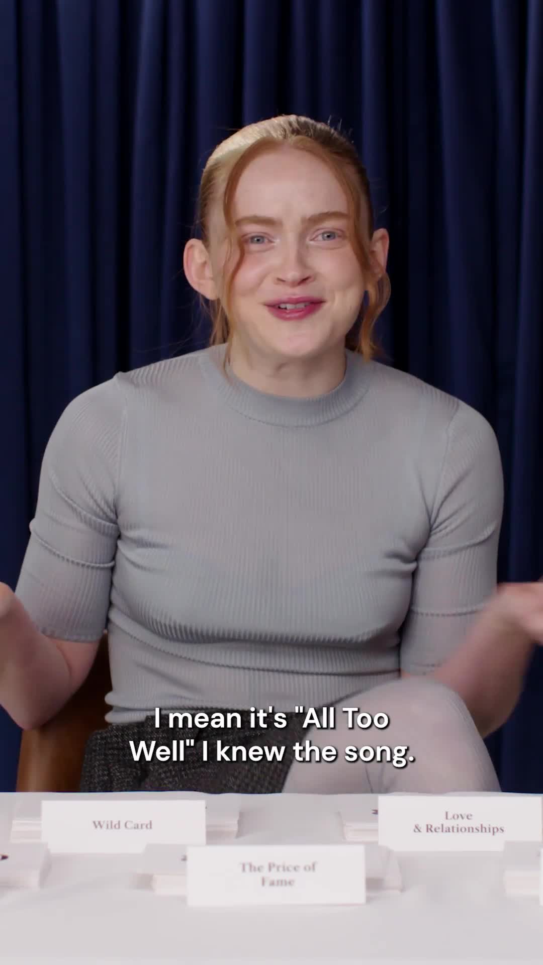 Never not crying at Sadie Sink's performance in the 'All Too Well ...