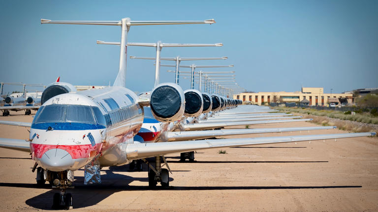 The world's 10 largest aircraft boneyards