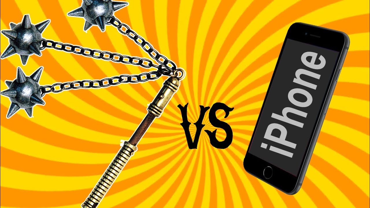 Medieval weapon vs. iPhone!