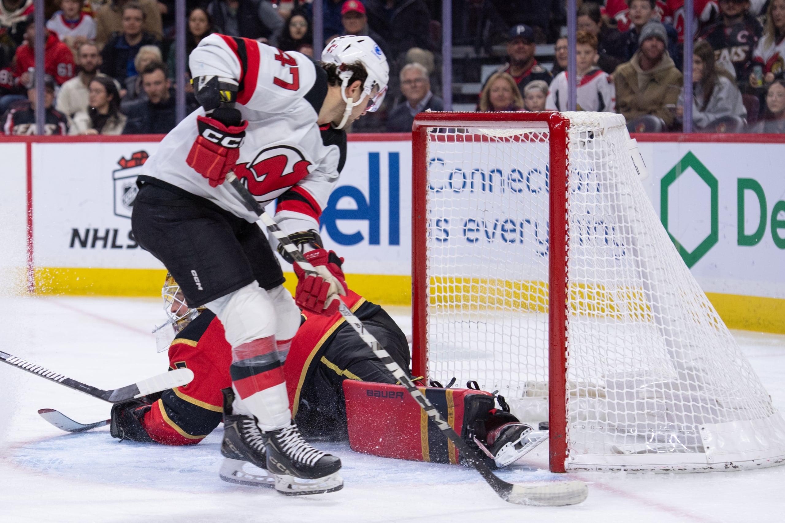 Devils' depth wakes up, end five-game skid in win vs. Senators