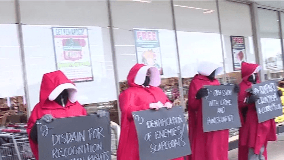 Handmaids Army group in York hopes people are 'waking up' to Washington