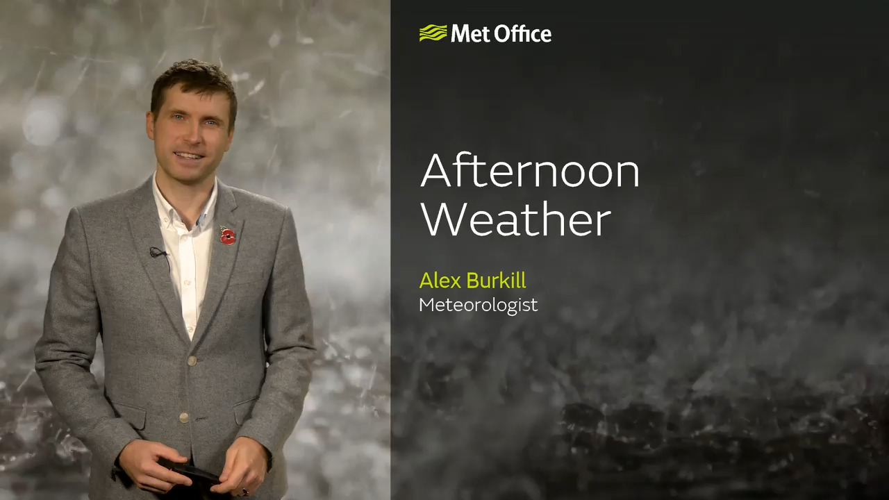 Met Office Tuesday afternoon weather forecast 11/11/2025