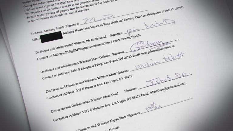 Las Vegas judge allows forensic testing of Tony Hsieh’s alleged will