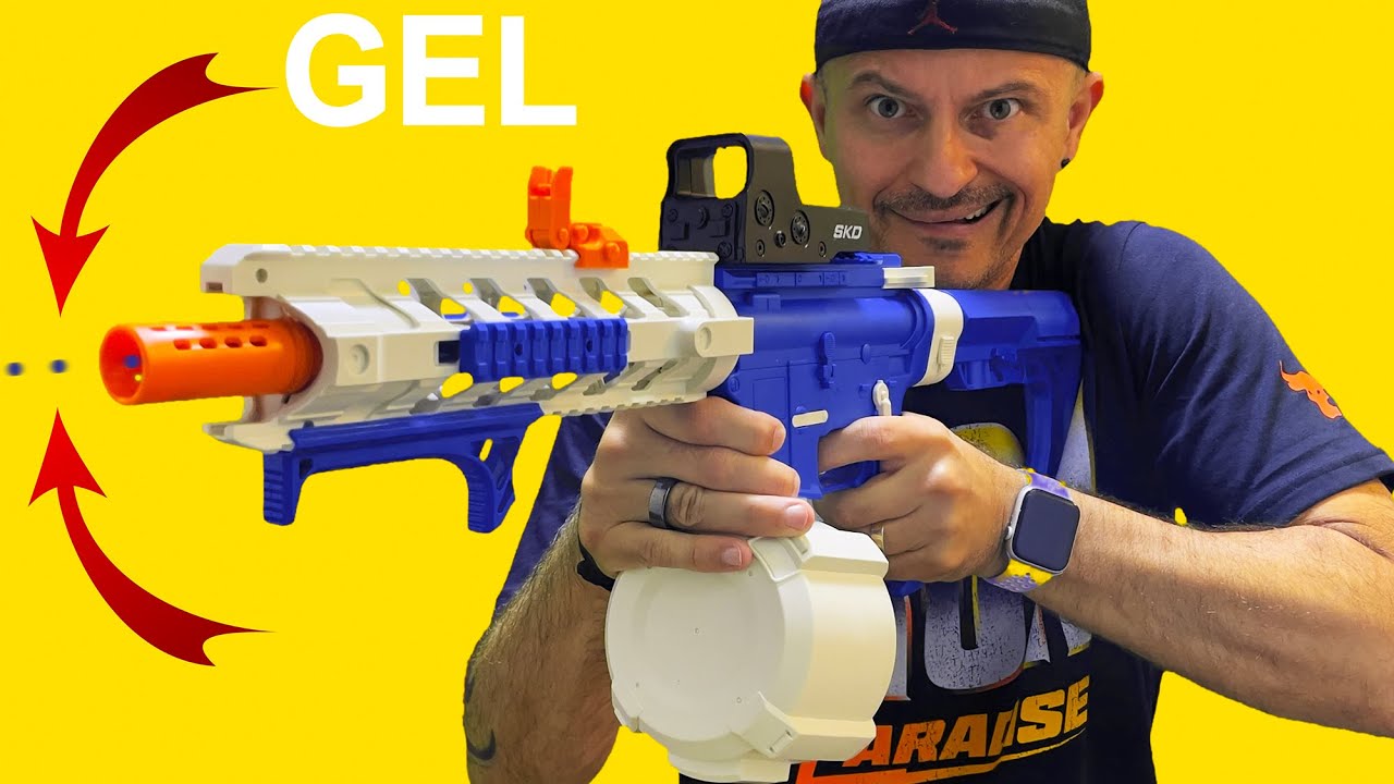 M4 gel gun blaster | Better than Nerf?