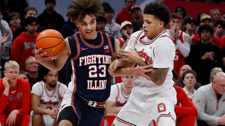 Keaton Wagler's 23 points lead No. 13 Illinois to 88-80 victory over ...