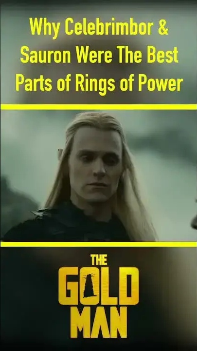 Why Celebrimbor & Sauron were the best parts of Rings of Power #shorts