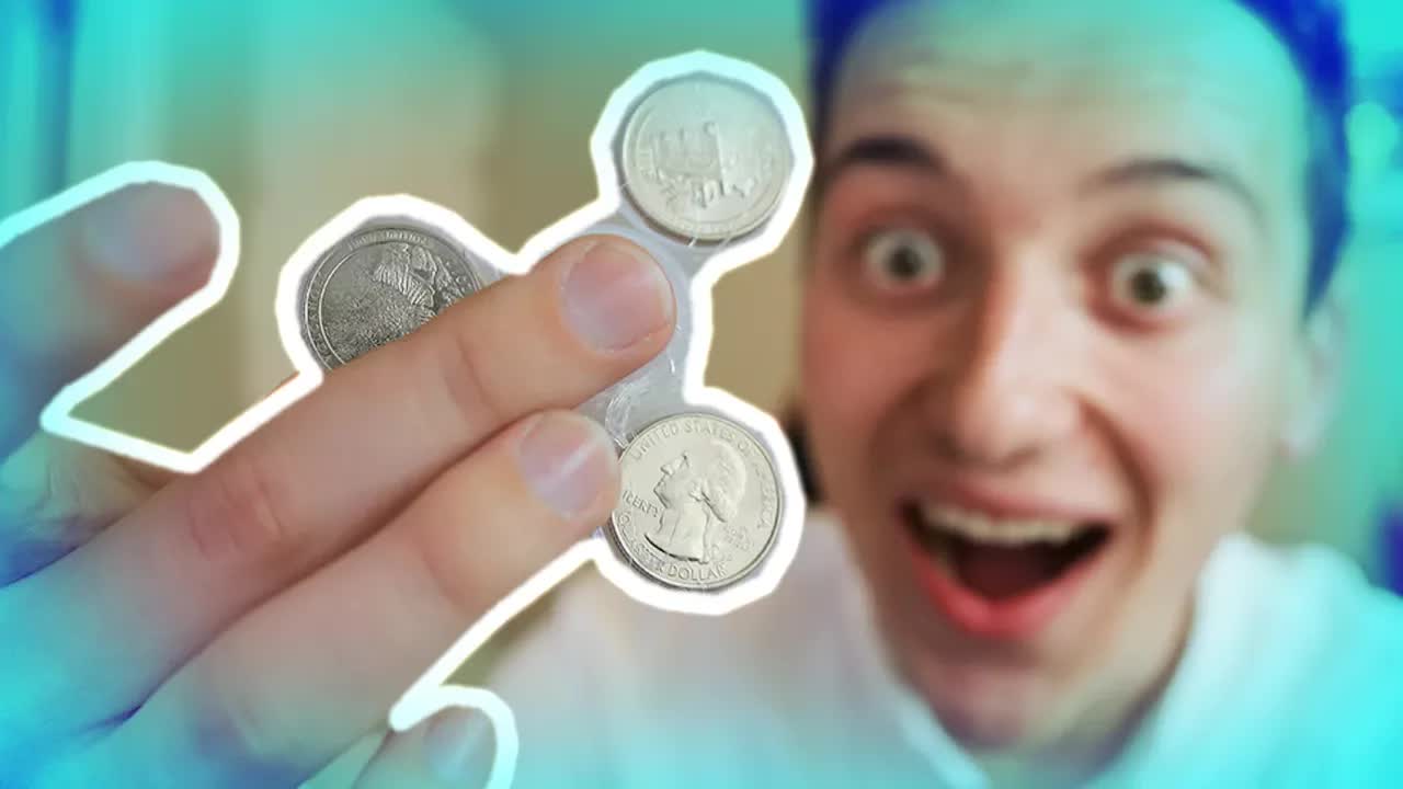 How to make a fidget spinner without bearings! (Easy, at home, and free ...