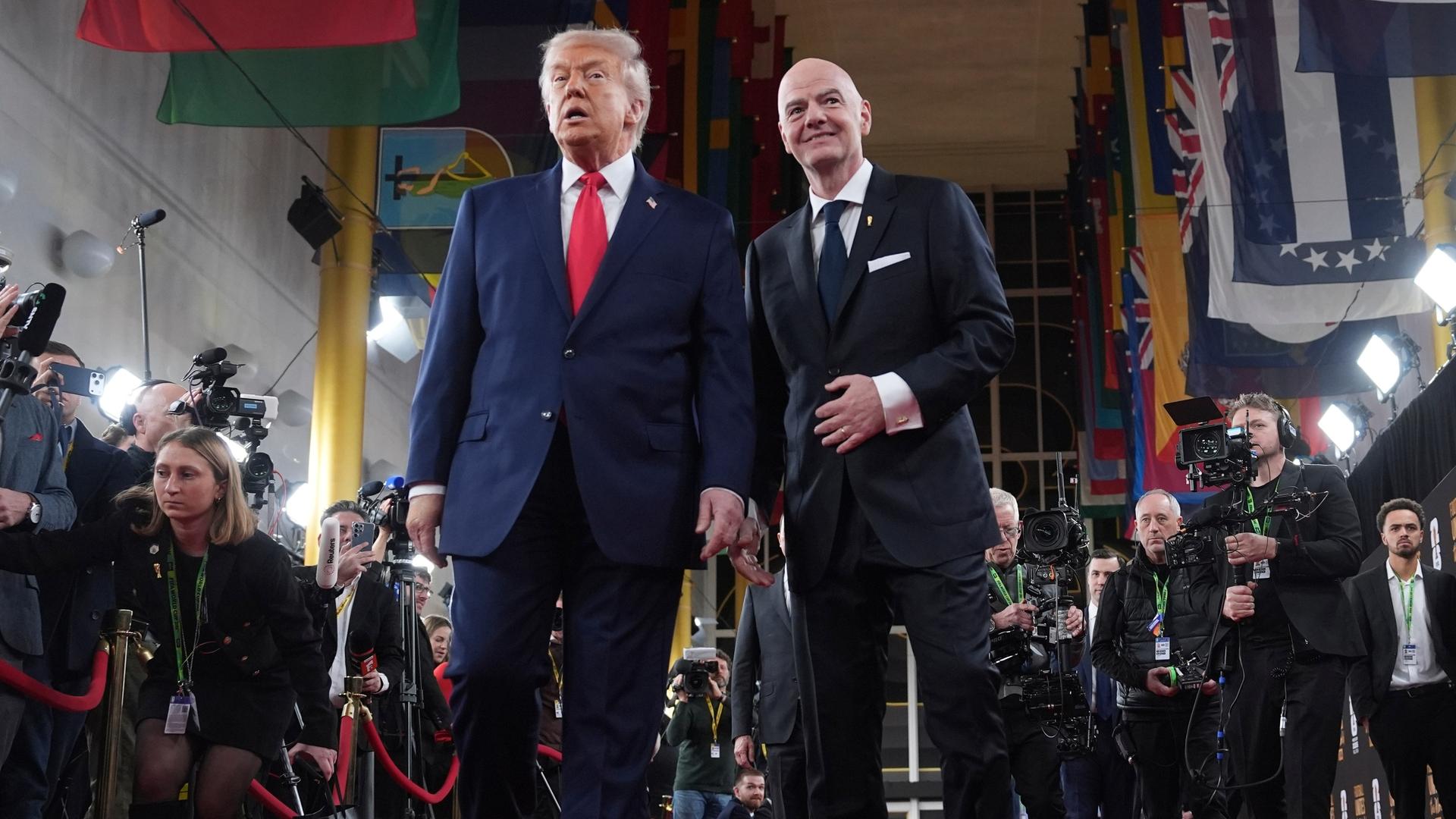 Soccer peace prize for Trump triggers complaints about Infantino to ...
