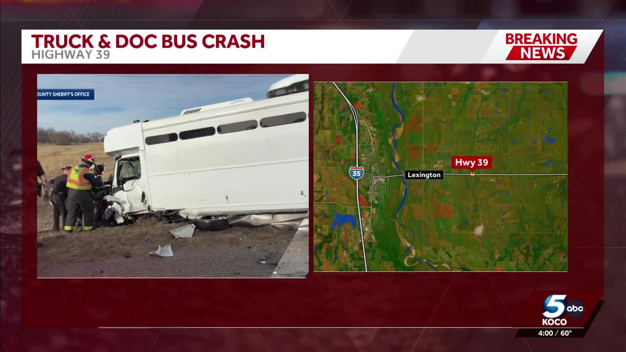 Several injured after head-on crash involving Oklahoma Department of ...