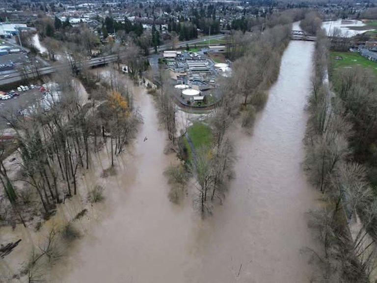 Weather updates: Atmospheric river slams Pierce County, Western WA