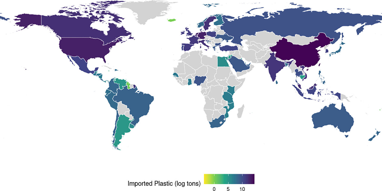 The global plastic waste trade contributes to coastal litter in ...