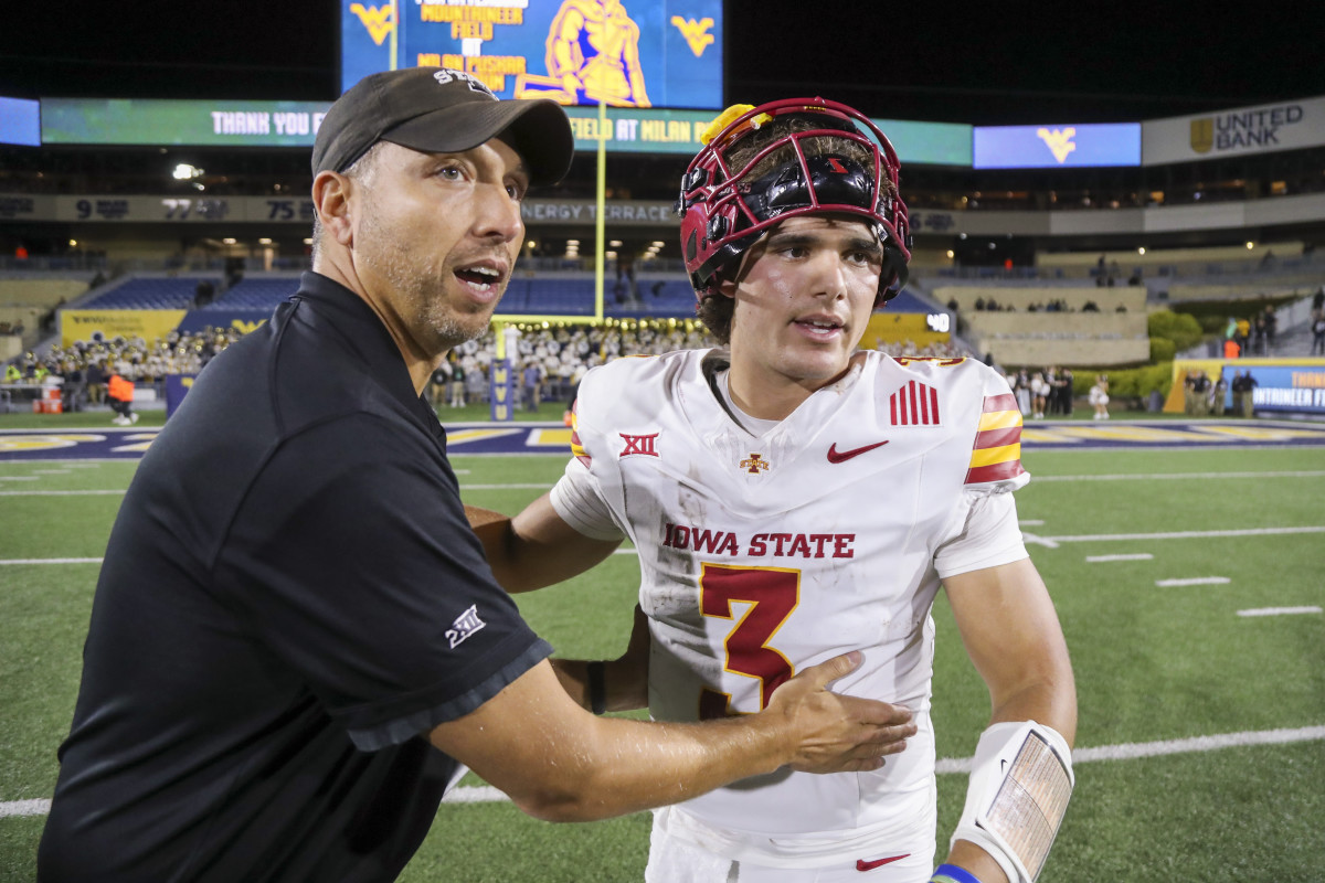 Iowa State quarterback Rocco Becht enters the portal, and Matt Campbell ...