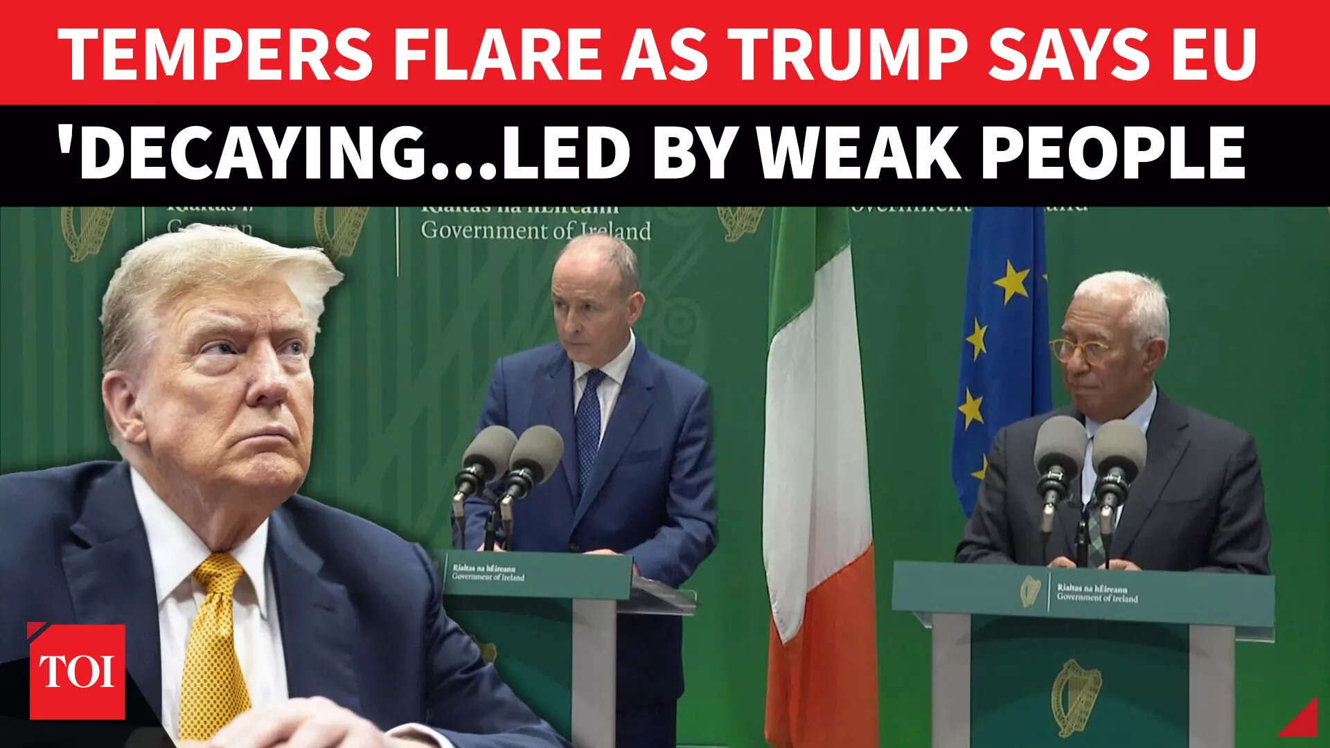 EU-Trump rift widens: Bloc's council chief, Irish PM warn Trump to ...