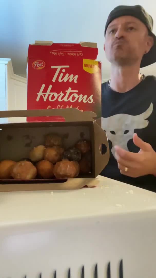 How to eat Tim Hortons cereal | MacDannyGun #shorts