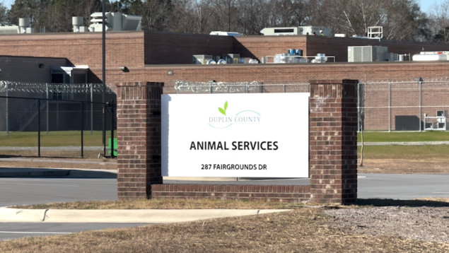 Duplin County Animal Services quarantine adoption and puppy areas