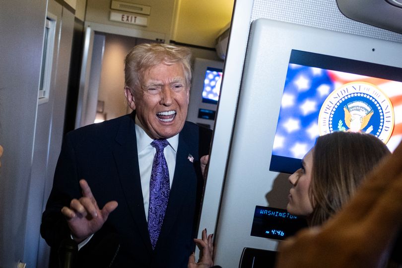 Donald Trump forced to abandon interview on Air Force One and rush to ...