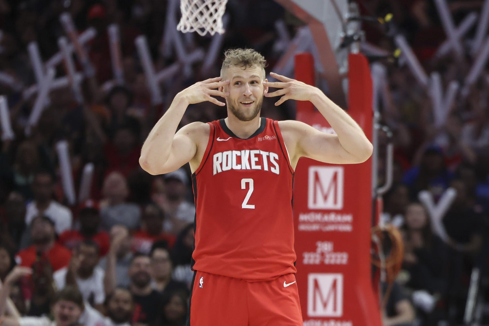Houston Rockets jersey history No. 2 - Jock Landale (2023-25)
