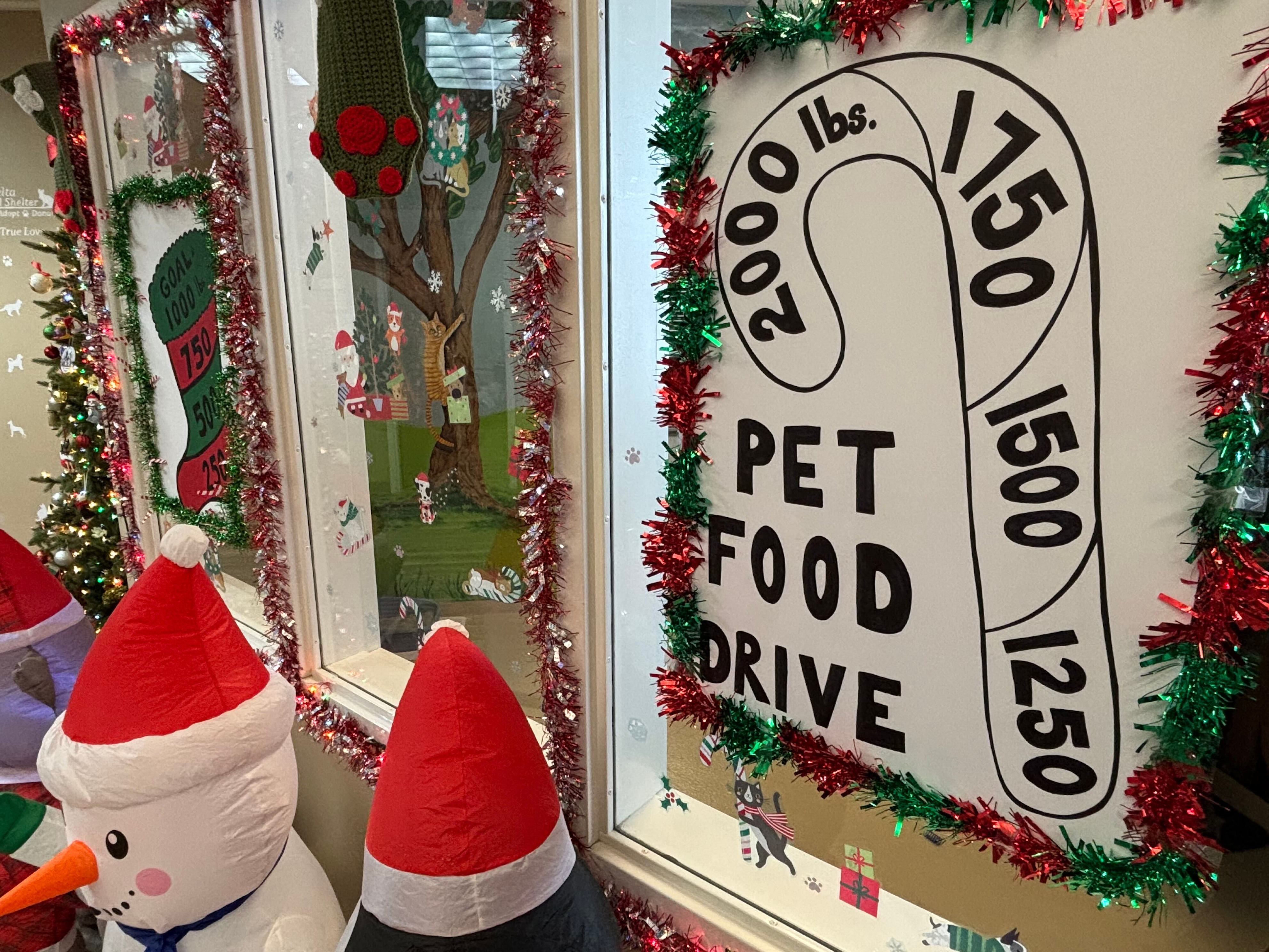Delta Animal Shelter sets Christmas Day goal for pet food pantry donations